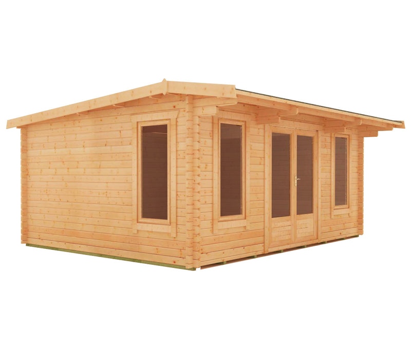 Jacob log cabin by woodlands – islandshedsandlogcabins